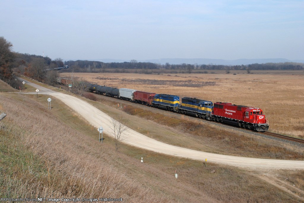 Creeping down the main